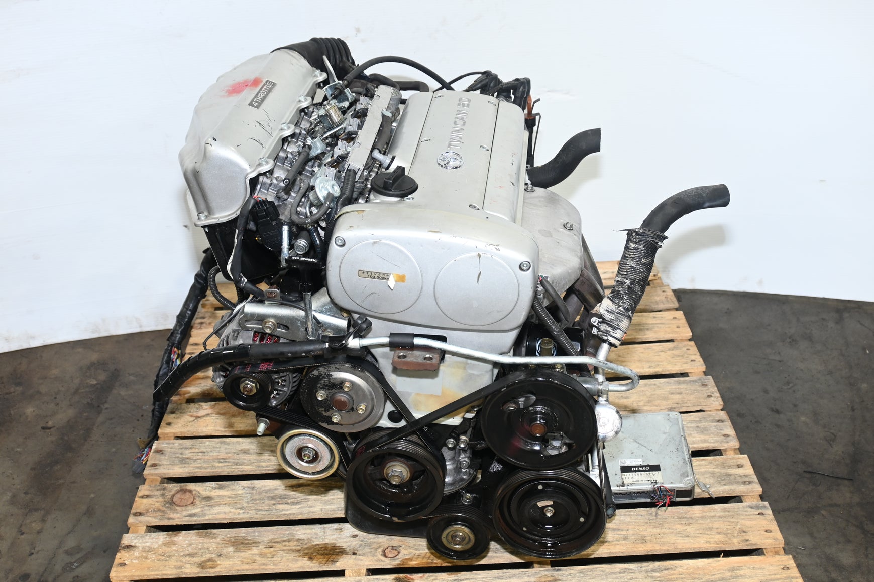 JDM Toyota Levin Corolla 1.6L Engine 4AGE Silver-Top 20-Valve With Aut ...