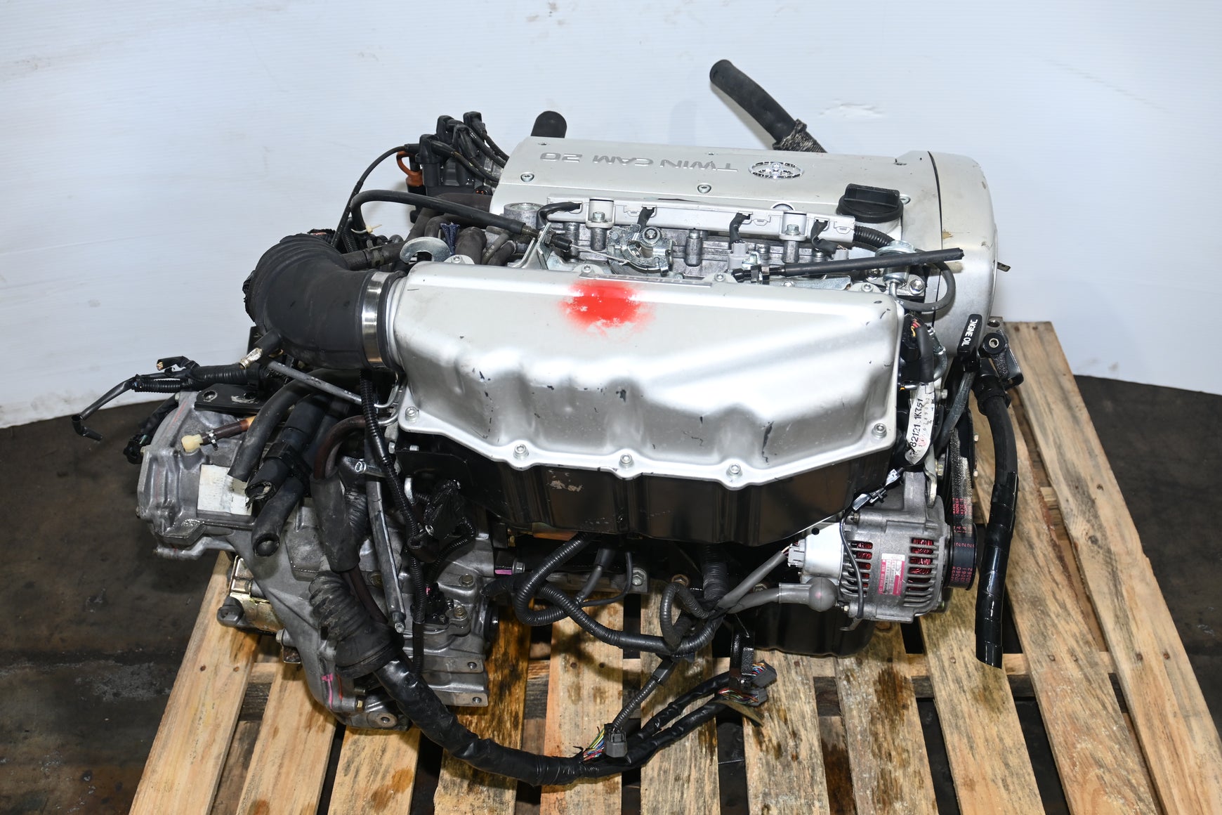 JDM Toyota Levin Corolla 1.6L Engine 4AGE Silver-Top 20-Valve With Aut ...